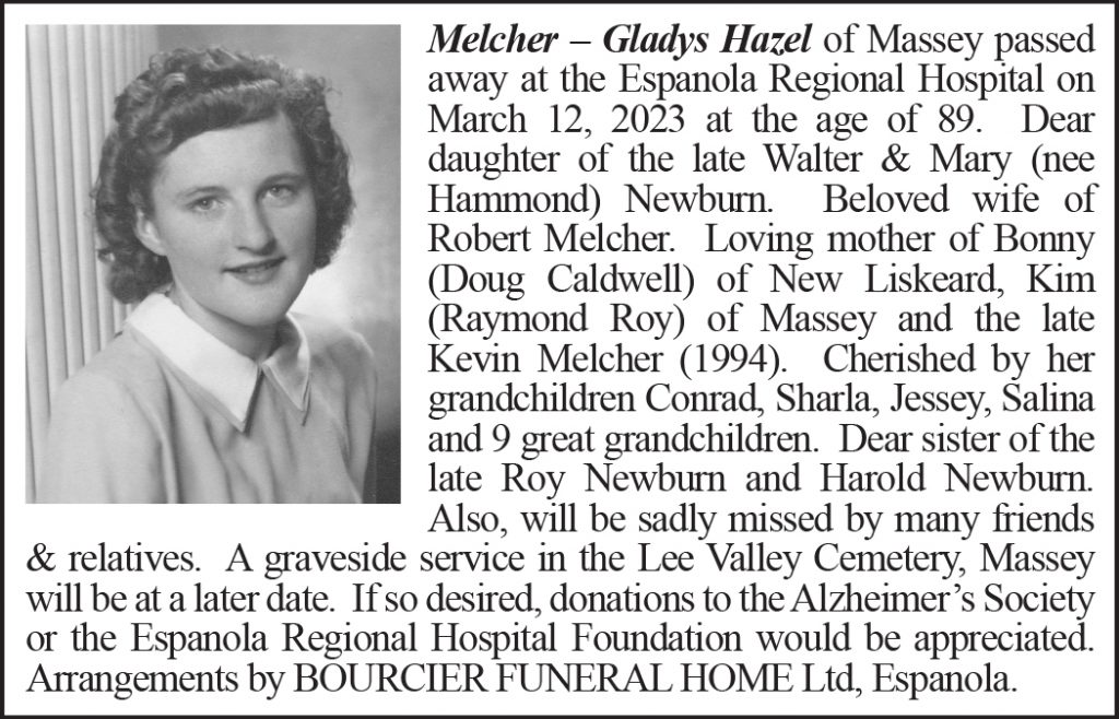 Melcher Obituary at Angela Harper blog