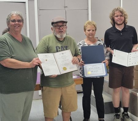 Councillors help with presentation of Espanola Elks Awards | Around and ...