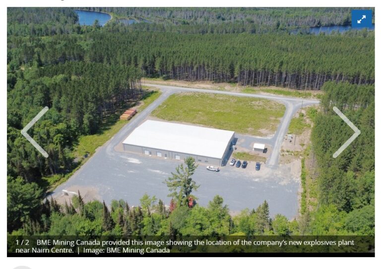 Nairn Centre site of new explosives plant to serve Canada’s mining ...