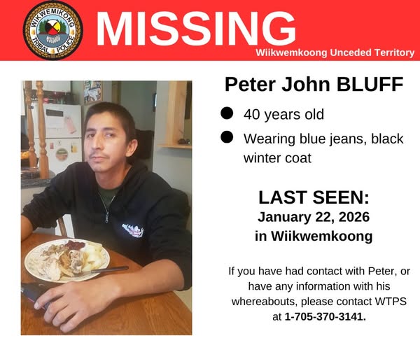 Wikwemikong Tribal Police Service seeking information on missing man ...
